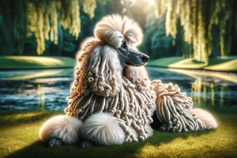 Corded Poodles: A Guide for Cording Grooming and Maintenance - Poodle ...